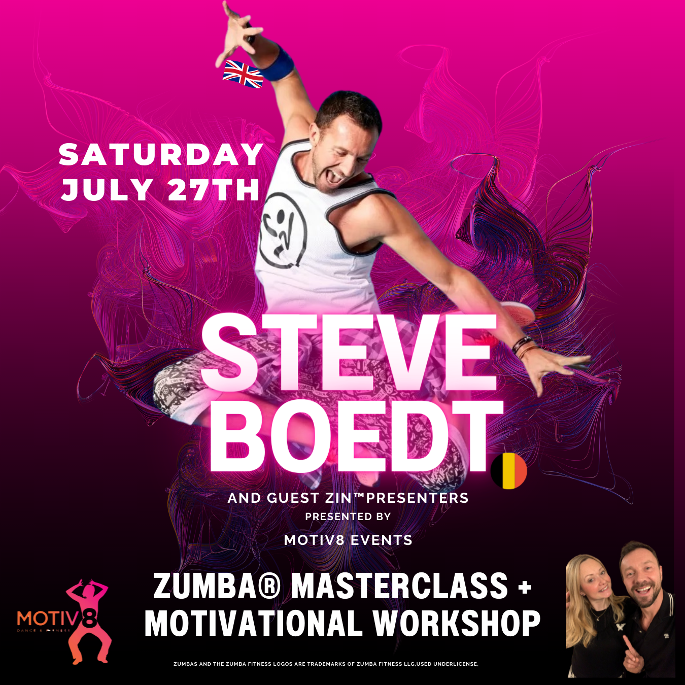 Motiv8 Dance Fitness: Life Coaching Workshop & Zumba Masterclass